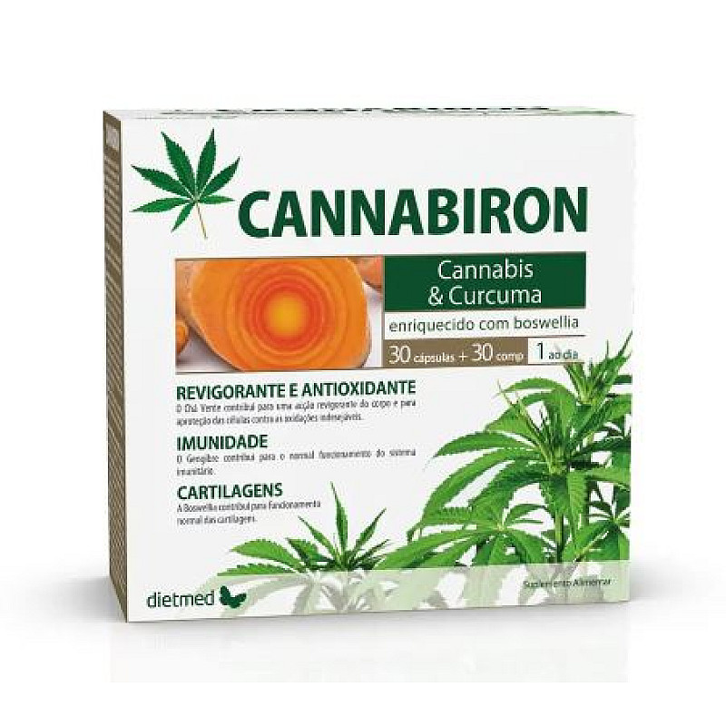 Imunitetui stiprinti : Cannabiron, 30 tablečių + 30 ka ...