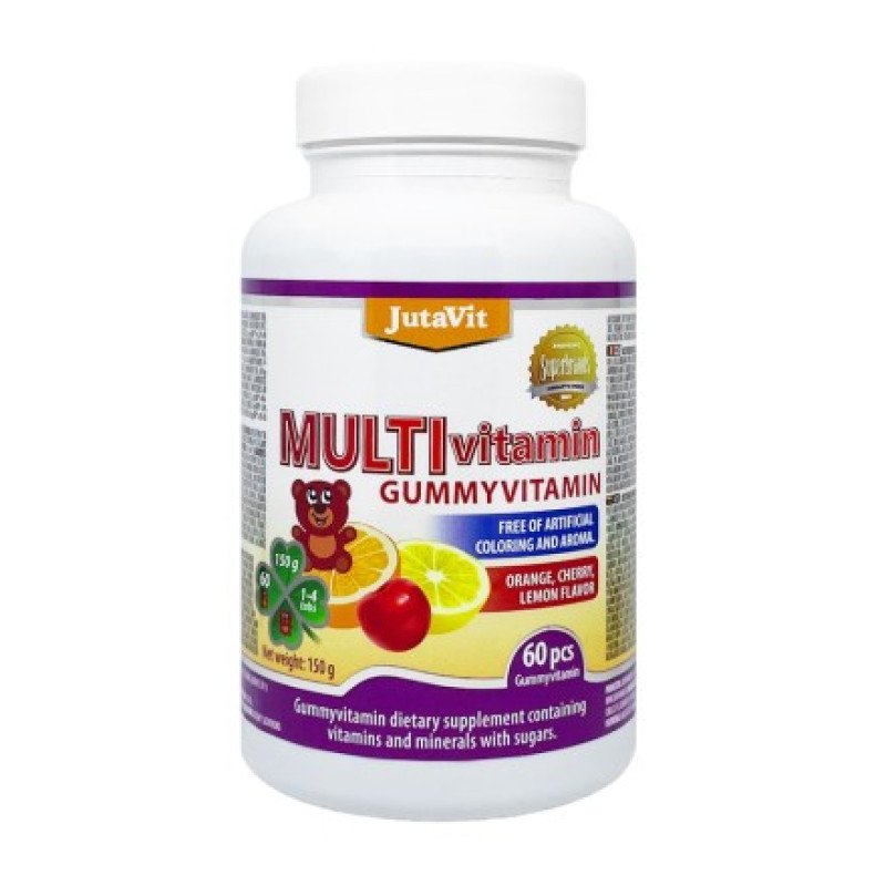 Multivitaminai : JutaVit multivitamin guminukai vaikams,