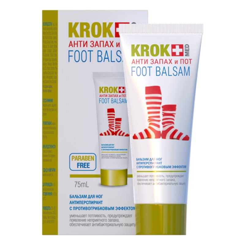 Nuo prakaito ir blogo kvapo : „Krok Anti zapach i pot“