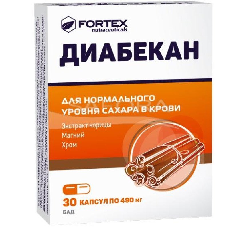Diabetikams : Diabekan , 30 kapsulių