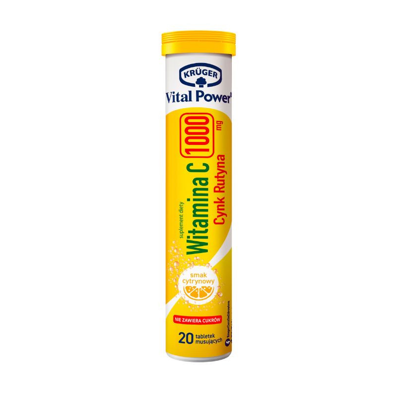 Imunitetui stiprinti : Vital Power vitaminas C 1000 mg