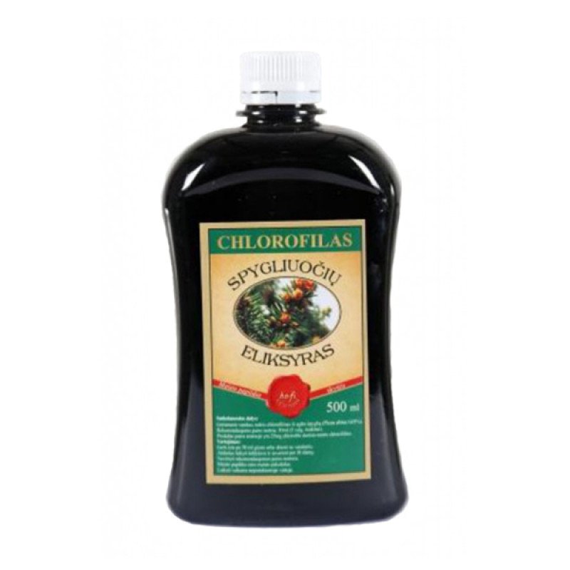 Chlorofilas : Chlorofilas spygliuočių eliksyras, 500 ml